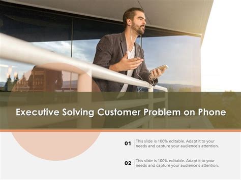 Executive Solving Customer Problem On Phone Ppt PowerPoint Presentation Gal