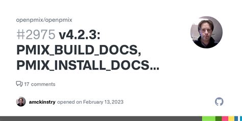 v4 2 3 pmix build docs pmix install docs need to be am conditional