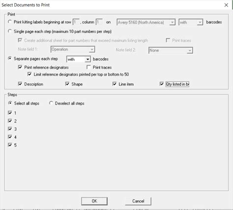 Printing Assembly Process Documents Unisoft Manufacturing Software