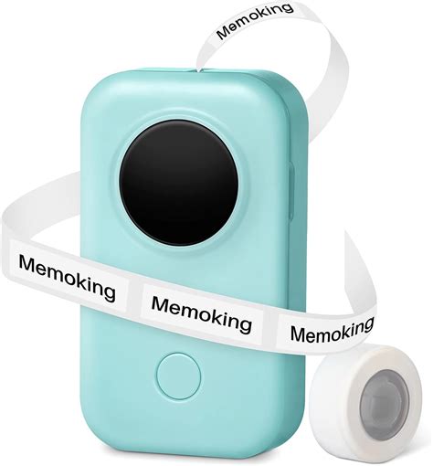 Memoking Label Maker Sticker Machine D30 Thermal Label Printer Inkless