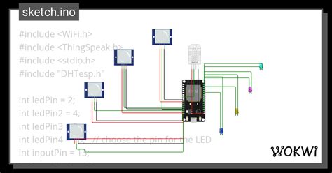 Smart Home Technology Wokwi Esp32 Stm32 Arduino Simulator