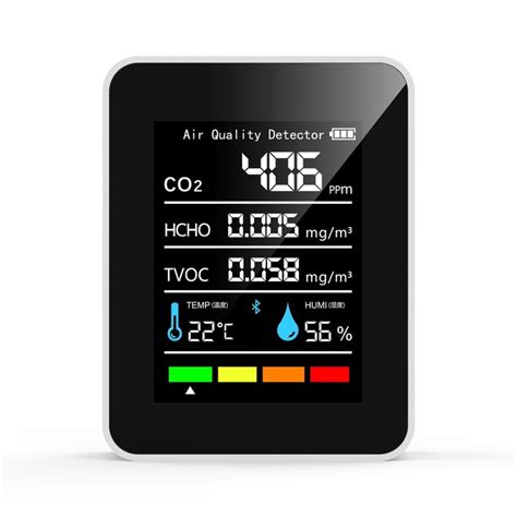 Detector De Dioxid De Carbon Afisaj Lcd Negru Emag Ro