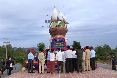 អាជ្ញាធរខេត្តកែបបើកសម្ភោធរូបសំណាក “ព្រាប ស”សមិទ្ឋផលថ្មី របស់ខេត្ត Leading Real Estate News In