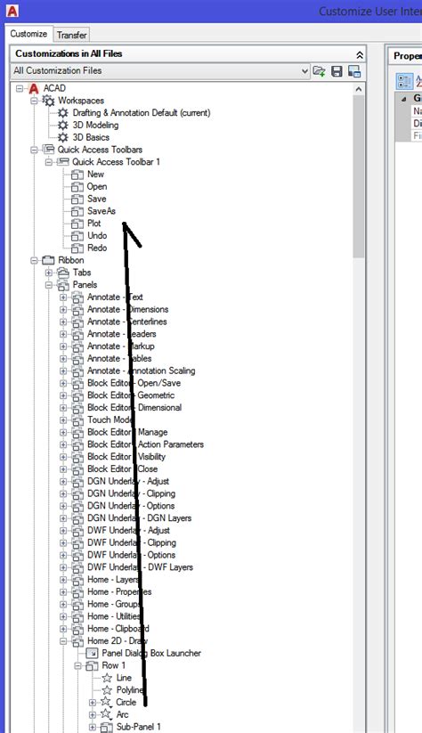 Quick Access Toolbar Autodesk Community