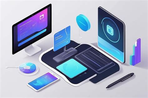 Premium Photo Crossplatform Software Concept Illustration