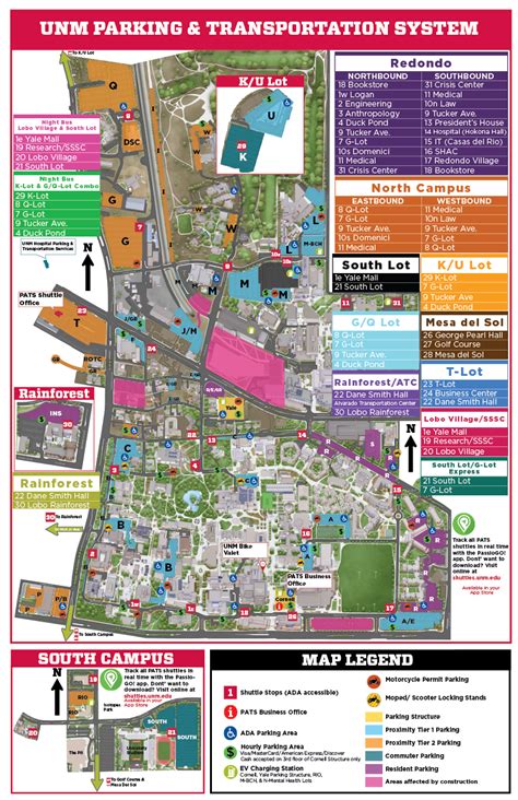 Unm Shuttle System Parking And Transportation Services The