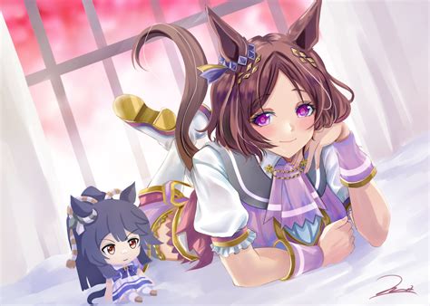 Narita Brian And Sakura Laurel Umamusume Drawn By Yumibakama Meme Danbooru