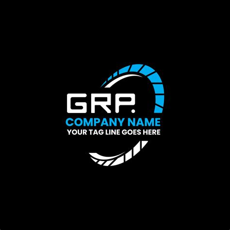 Grp Letter Logo Creative Design With Vector Graphic Grp Simple And