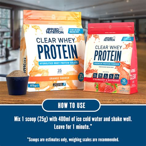 Clear Whey Protein Strawberry And Raspberry Applied Nutrition Handb
