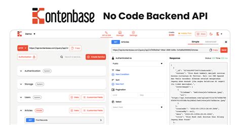 kontenbase — no code platform app builder backend api — kontenbase