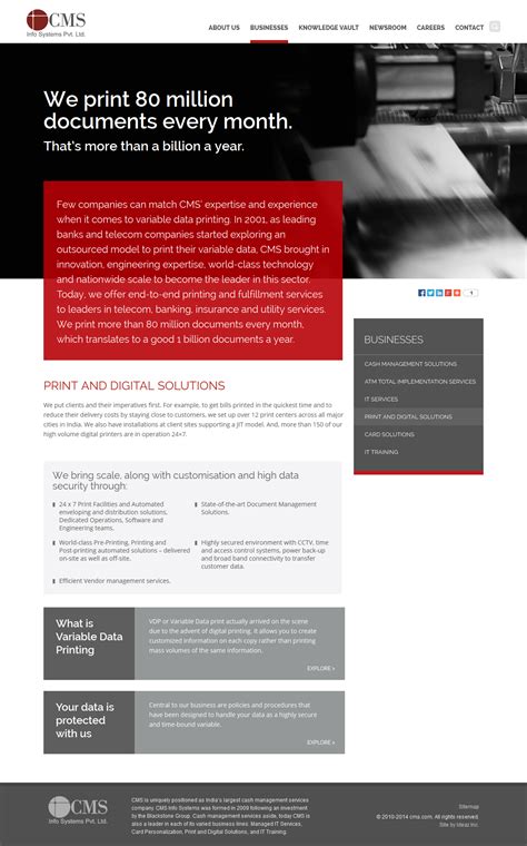 CMS UI Design At Ideazinc On Behance