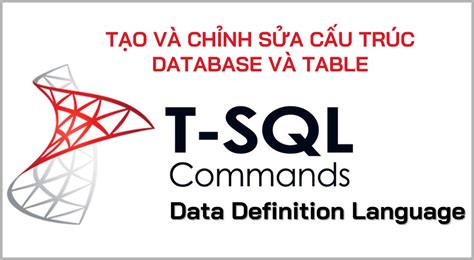 Tìm Hiểu Ngôn Ngữ T Sqlsql Server Phần Data Definition Language Ddl