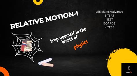 Kinematics Physics JEE Advanced JEE Main NEET Boards Relative Motion YouTube