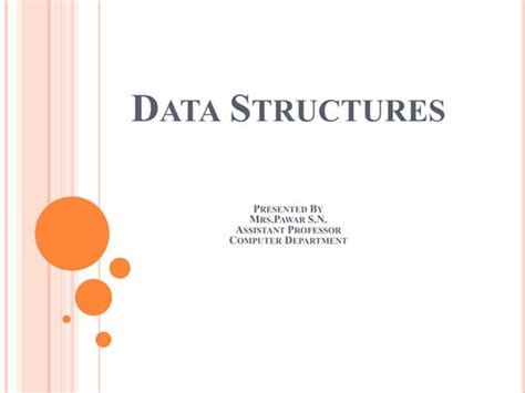 Introduction To Data Structure Ppt Ppt