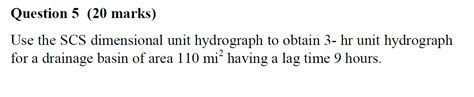 Solved Question 5 20 Marks Use The SCS Dimensional Unit Chegg Com