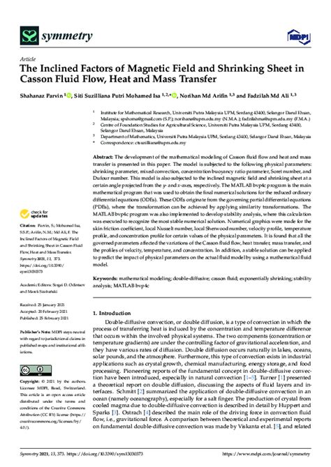 Pdf Magnetic Field Effects On Casson Fluid Flow