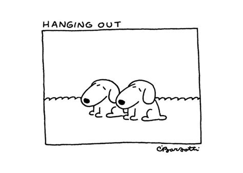 Hanging Greeting Card By Charles Barsotti