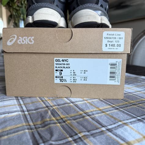 Asics Gel Nyc Black Size Us 9 Selling Because Depop