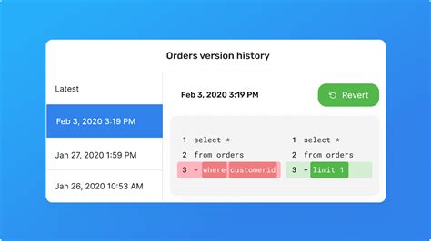 Version Control For Sql Queries Popsql