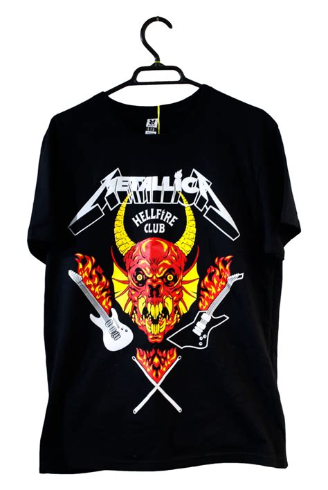 Polera Metallica Hellfire Club