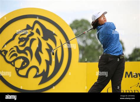 Ng Jing Xuan Takes A Shot During Day One At Maybank Asean Qualifier