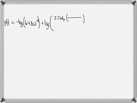 solved calculate the ph of a buffer solution prepared by dissolving 21