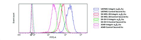 Flow Cytometry Analysis Of Integrin α V β 3 Receptor Level Of