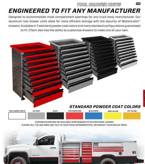 C Tech Aluminum Drawer Units Custom Tool Storage Solutions