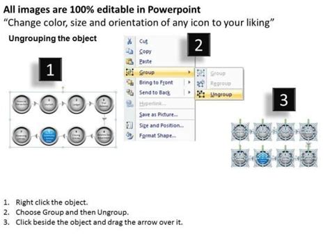 Linear Process Flowchart Diagram PowerPoint Slides Ppt Templates