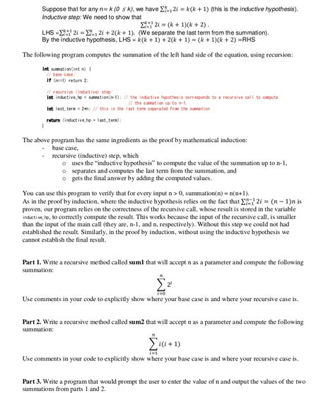 Solved Recursive Thinking In Programming Is Closely Related