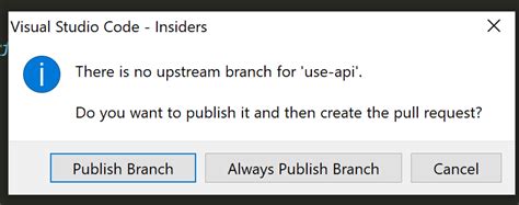 Publish Branch Should Show Remote Picker · Issue 5120 · Microsoftvscode Pull Request Github