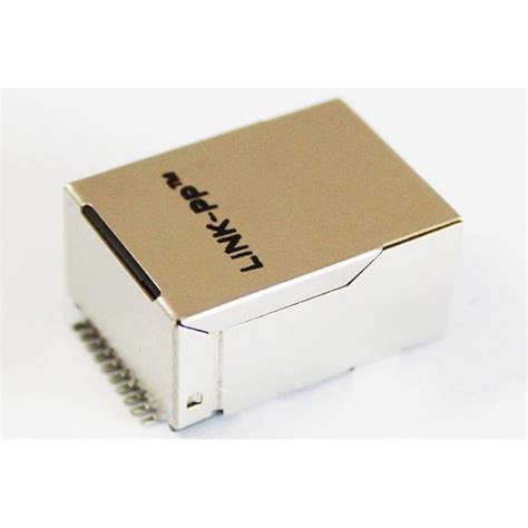 1500vrms Surface Mount Smt Rj45 Connector For Pc Mainboard J0c 0006nl