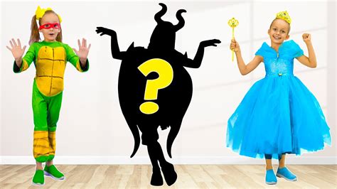 공주를 맞춰보세요 아이들을 위한 그림자 게임 Youtube
