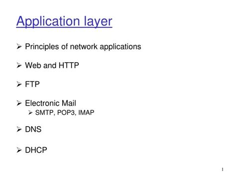 PPT Application Layer PowerPoint Presentation Free Download ID 5515735