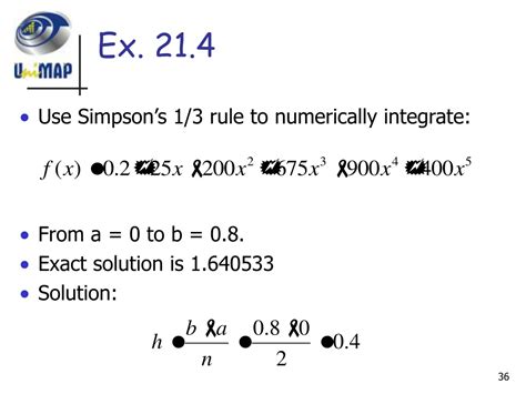 Ppt Numerical Integration Methods Newton Cotes And Simpsons Rules