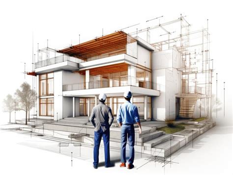 Premium Ai Image A Construction Engineer With Blueprints In Hand