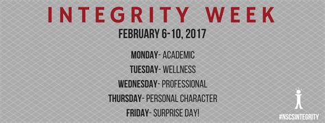 Integrity Week From The Experts