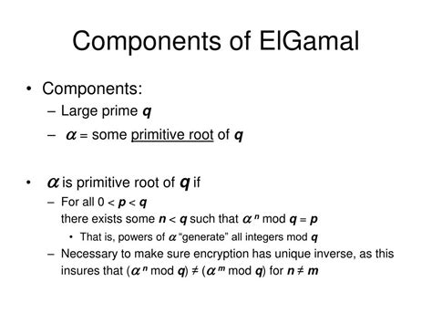 Ppt Elgamal Public Key Encryption Powerpoint Presentation Free Download Id 4352265