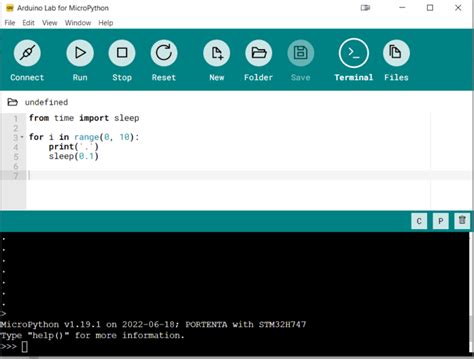 Arduino Lab For Micropython Ide สำหรับ บอร์ด Arduino Cnx Software