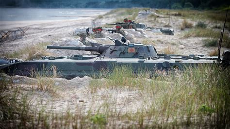 Polish Army Soldiers And Bmp 1 Ifv Acting As Opfor During Exercise Baltops 2016 R Militaryfans