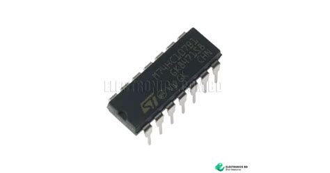 74hc107n Flip Flop 2 Element Jk Type 1 Bit Negative Edge 14 Dip