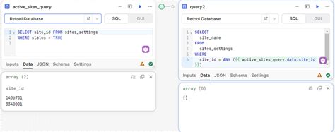 Inconsistencies Between Queries In App And Workflow 💬 Queries And