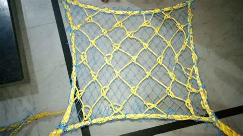 Yellow Double Layer Construction Safety Nets Polypropylene At ₹ 36 Square Meter In New Delhi