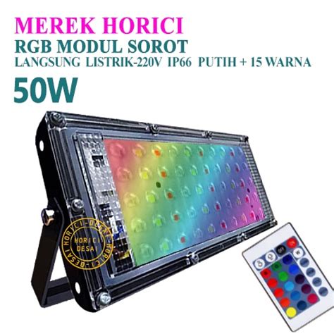 Jual Merek Horici Asli Full Watt Rgb Lampu Sorot Lampu Hias Tembak Led Slim Watt Led