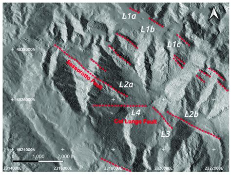 Lineaments Interpreted From The Directional Slope Analysis Performed