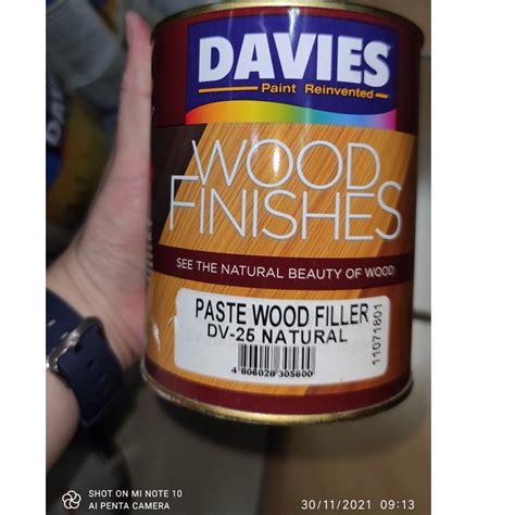 Davies Paste Wood Filler Dv25 1 Liter Shopee Philippines
