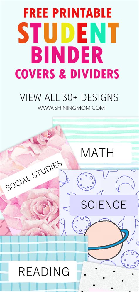 Free Printable Binder Covers Dividers 30 Best Templates For You
