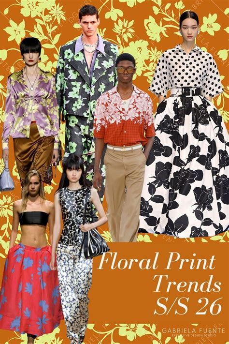 Springsummer 2026 Fashion Trend Floral Prints Color Trends Fashion