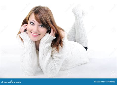 La Jeune Belle Fille Nue En Fonction Image Stock Image Du Bonheur