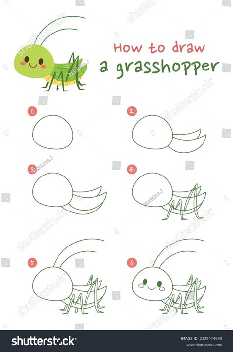 How To Draw Easy Grasshopper